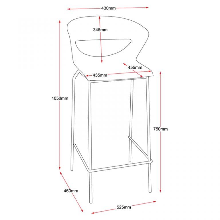 Vogue High Table and 2 Buchan Bar Stool Package - Value Office Furniture