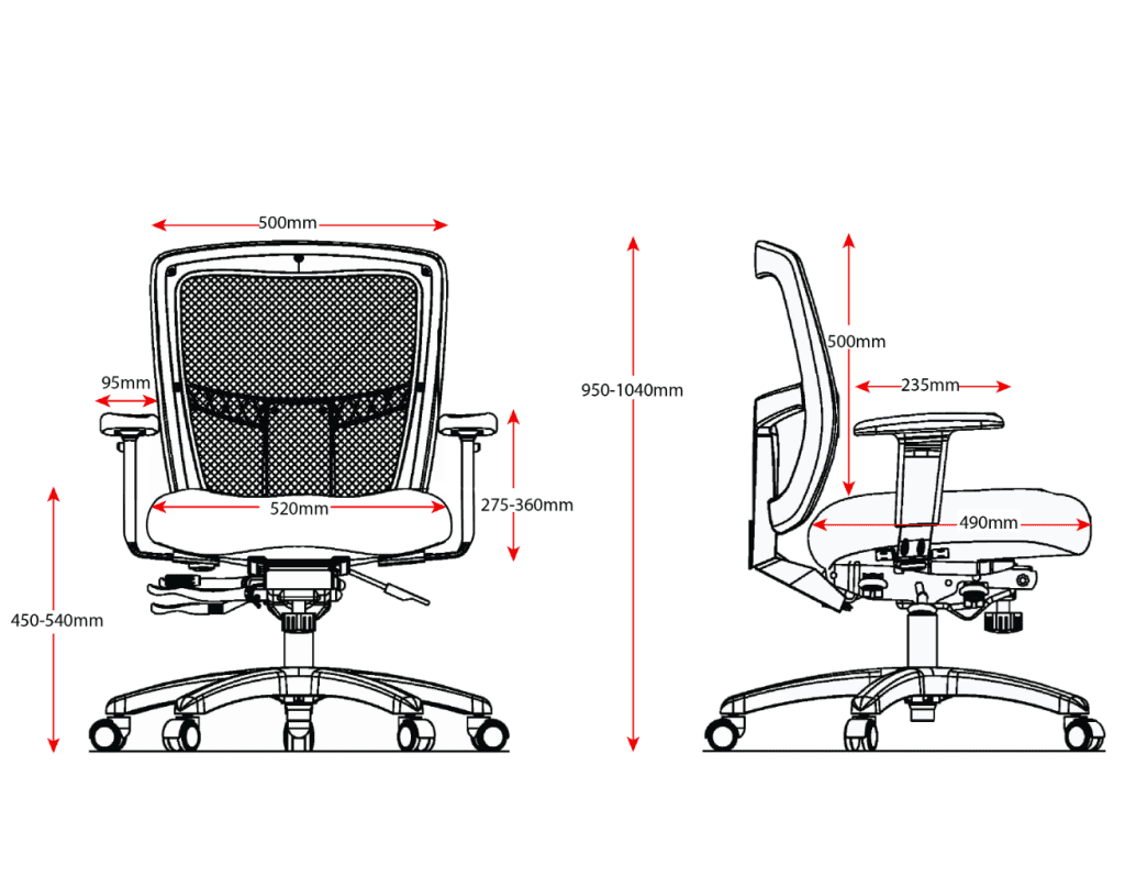 Heavy Duty Ergonomic Office Chair | Value Office Furniture
